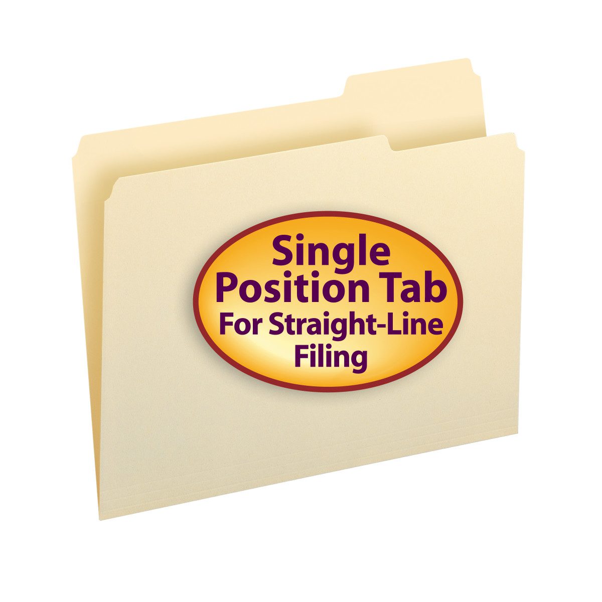 Smead File Folder, Letter, 1/3-Cut Tab Right Position, Letter Size ...
