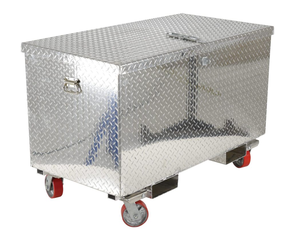 Vestil Aluminum Tool Box-Casters/Forks 36 X 60 | Material Handling USA