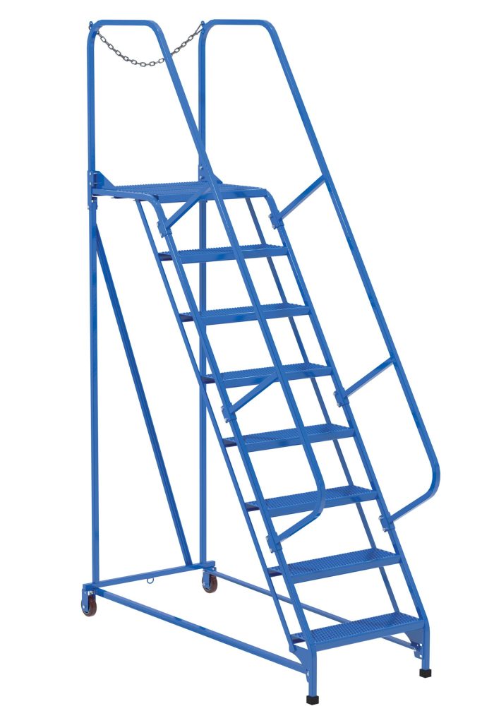 Vestil Maintenance Ladder 8 Step Perforated | Material Handling USA