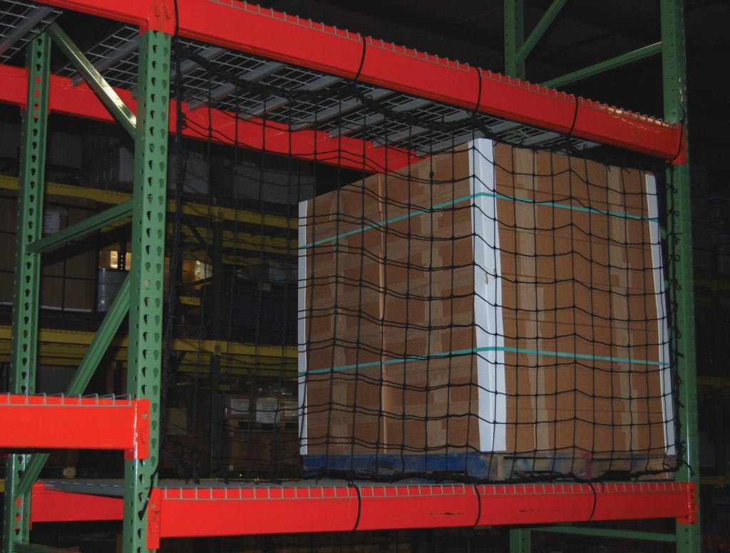 Vestil Nylon Pallet Rack Netting 111 X 48 In | Material Handling USA