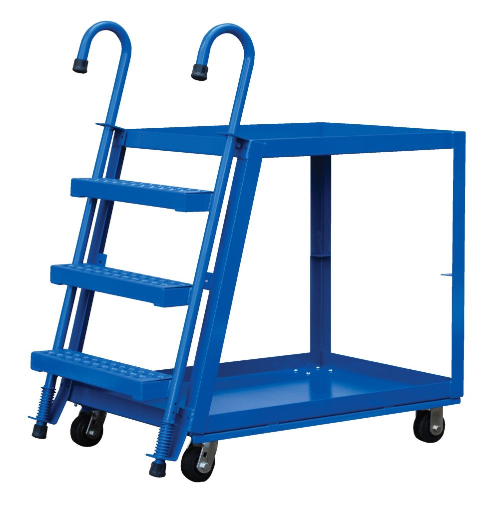 Vestil Stock Picker 2 Shelf 22 X 36 Mold/Rubber | Material Handling USA